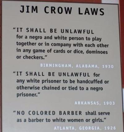 Primary Source- Jim Crow Laws: 1877 - Similar to the Black Codes, the ...