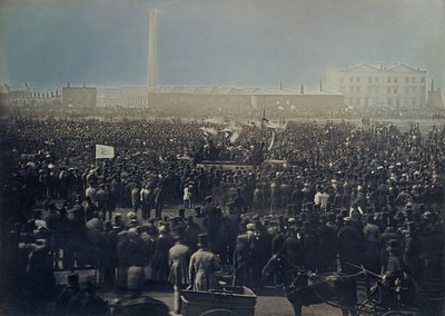 Photograph of the Great Chartist Meeting on Kennington Common, London ...