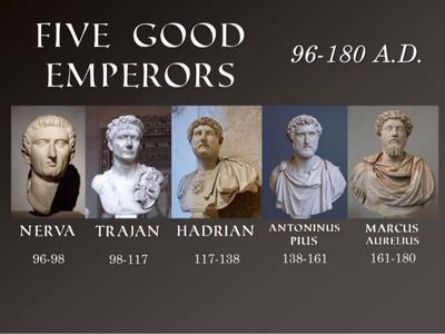 P The period of the "Five Good Emperors" (Pax Romana)
