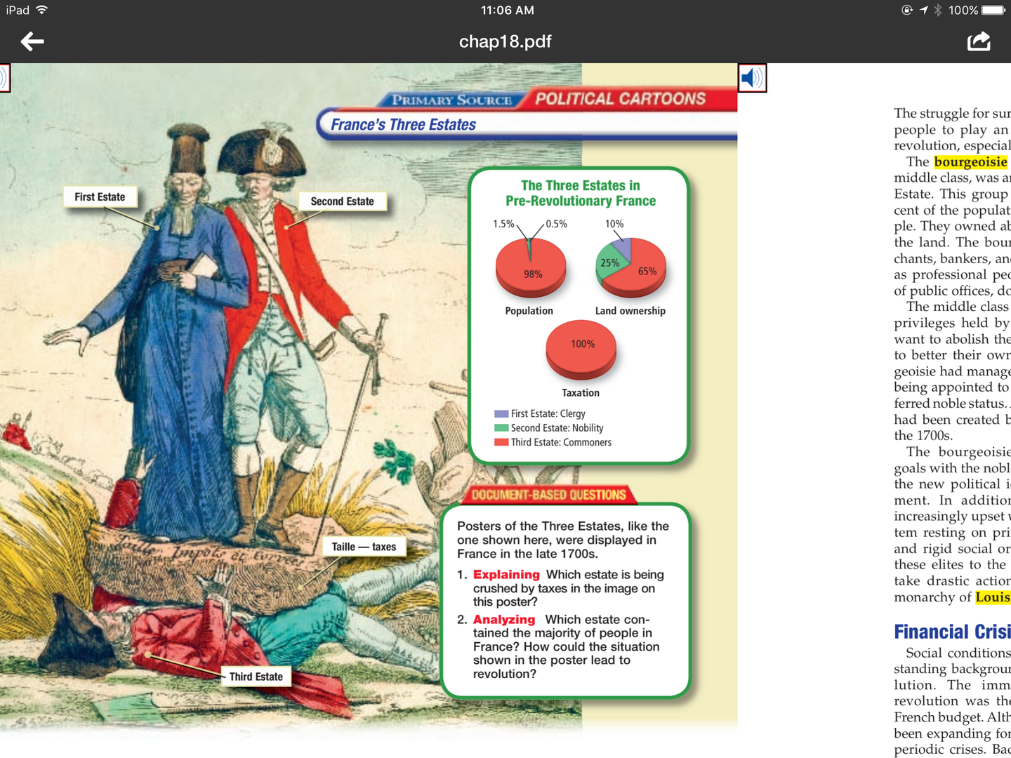 LONG AND SHORT TERM CASUES( ESTATES GENERAL, BREAD, AND ECONOMIC ...