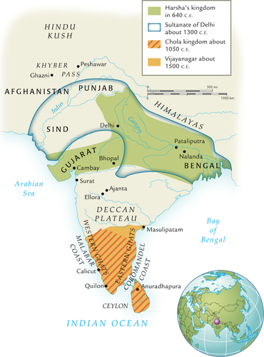 Indian Kingdoms, 600 - 1600 c.e.