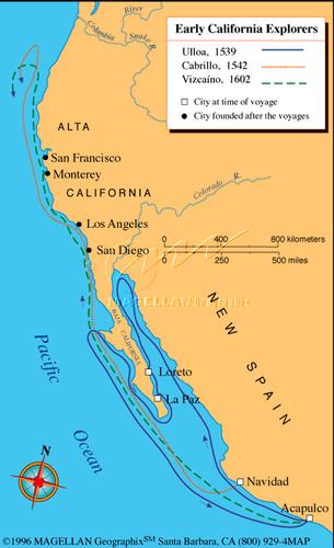 Cabrillo is represented by the orange line.