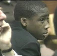 Nathaniel Abraham in court for initial killing, 13 at time of trial, 1999