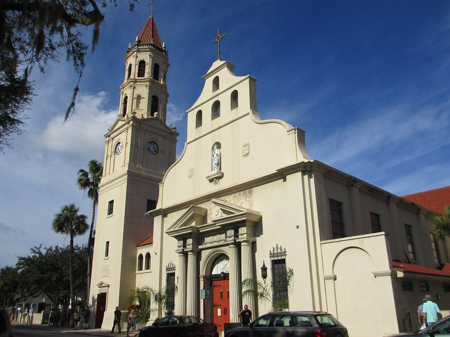 The Facade of the Cathedral Basilica of St. Augustine, via City of St ...