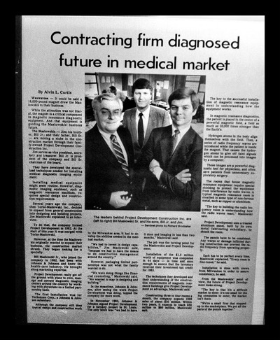 1982: Bill Maslowski, Jr., joins Bill Sr., and Jim to form PDC ...