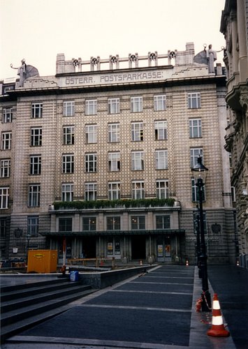 Wagner, Otto. Post Office Savings Bank, View Description: exterior ...