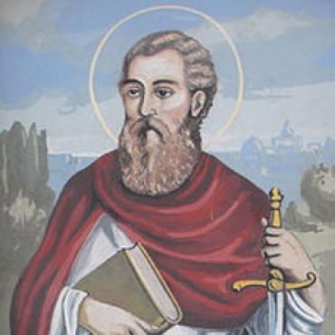 St. Paul, the patron saint of missionaries, writers, and authors.