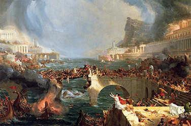 1200 B.C. Mycenaean civilization declines.