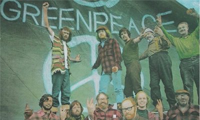 1971 - Greenpeace is founded in in British Columbia.