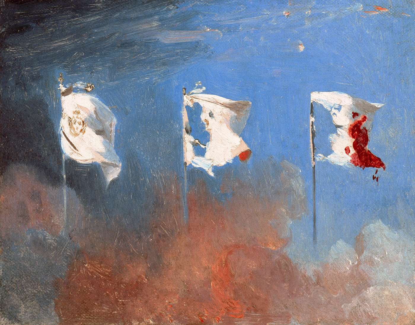 Old French Flag Before Revolution