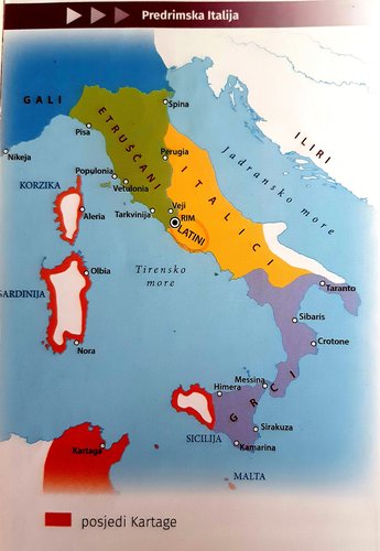 PONOVIMO! Na lijevoj obali koje rijeke se razvio grad Rim podno sedam ...