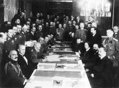 Armistice signé entre l’Allemagne et la Russie soviétique, le 15 ...