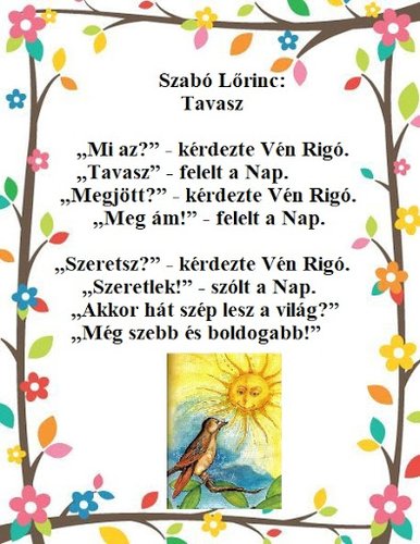 Olvasd el Szabó Lőrinc versét!