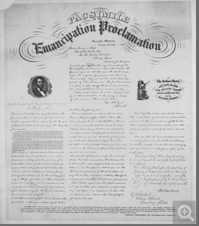 1st Emancipation Proclamation. September, 1862.