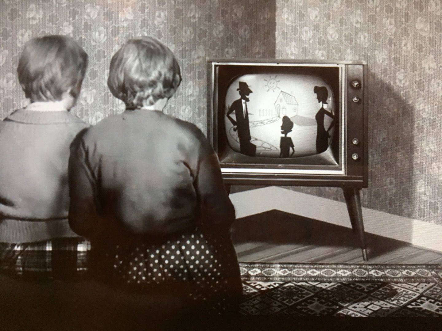 We did the same with visual images the 1950s marked the television boom ...