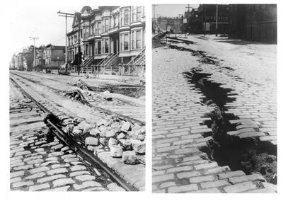 Part of the result of San Francisco's earthquake in 1906.