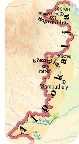 Változatos felszínű: