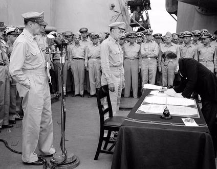 August 15, 1945 - Japan surrenders.