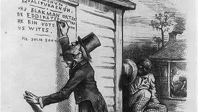 Anti-literacy laws were in force in many slave states before and during ...
