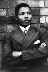 This is a picture of Nelson when he was 19 years old.