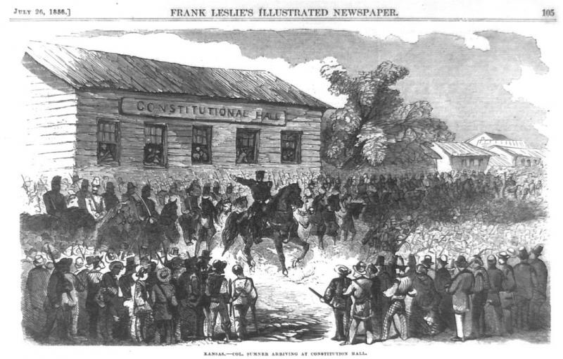 The Topeka constitution that would have banned slavery in Kansas. The ...