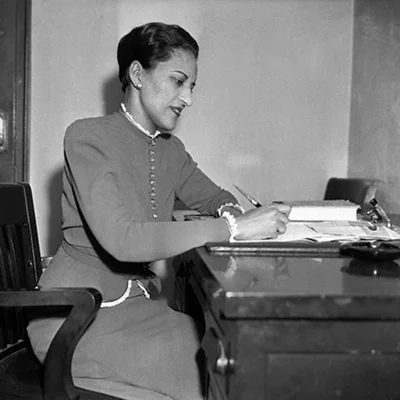 Jane Bolin in her New York office, April 8th, after she had been named ...