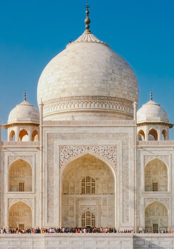 Taj Mahal: Commissioned by Mughal emperor Shah Jahan, Agra India. 1643