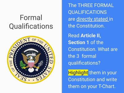 Formal Qualifications