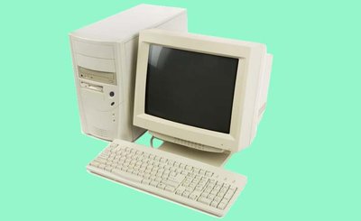 A standard computer similar to my first computer (Image Credit: IMGBIN.com)