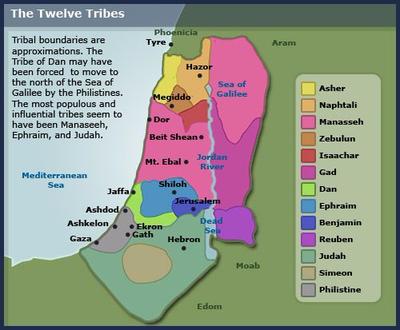 1390-1050 BC: Settlement of the Tribes