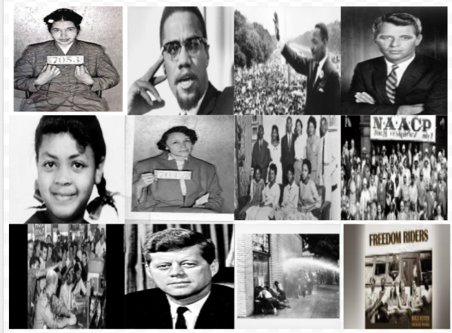 Civil Rights heroes and activists.