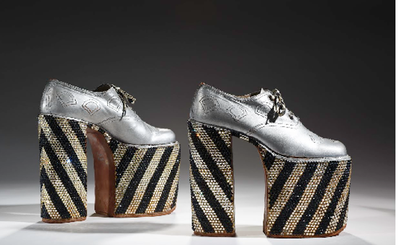 Elton John's Platforms. Ron Wood, Copyright © 2017 Bata Shoe Museum ...