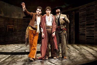 Benvolio, Romeo, and Mercutio