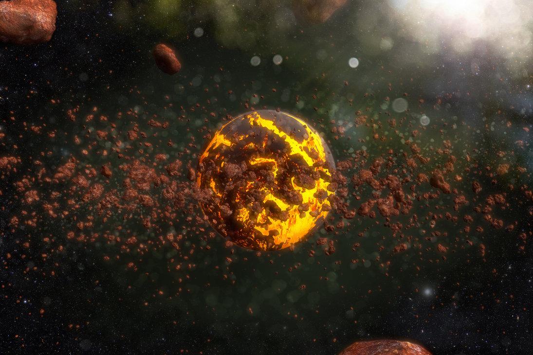 The Hadean eon was the first eon, taking place in 4,560 MYA.