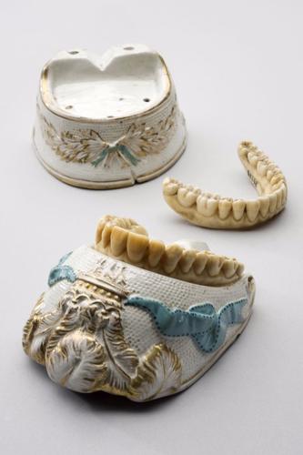 Samuel Stockton begins commercial manufacture of porcelain teeth