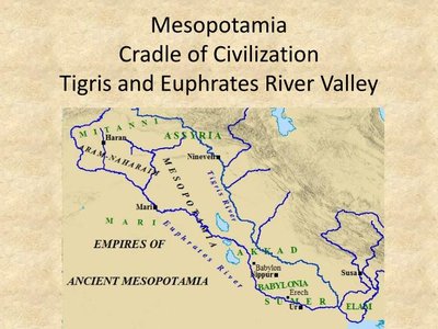 Flooding of the Tigris and Euphrates rivers left silt, making the lands ...