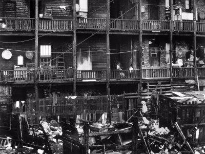 The living conditions were horrible, and people were cramped into small ...