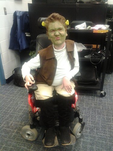 I also played Shrek's Papa Ogre in that musical.