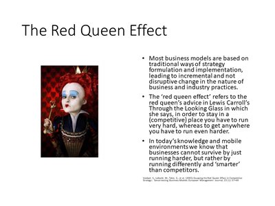 The Red Queen effect