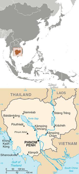 Cambodian Genocide Map