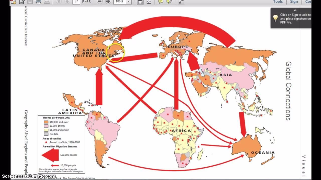Migration Stream: a constant flow of migrants