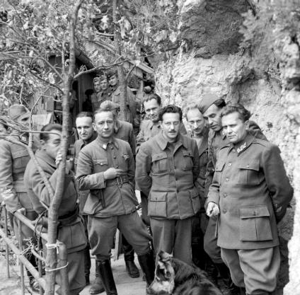 Josip Broz Tito e as forças de resistência (partisans)