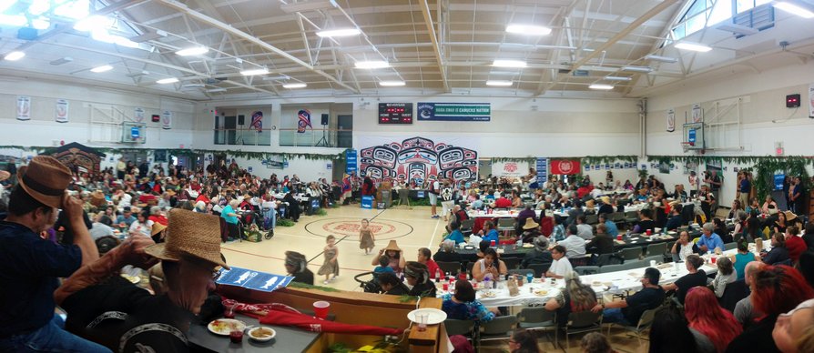 An example of a modern potlatch ceremony - this photo is from a Haida ...