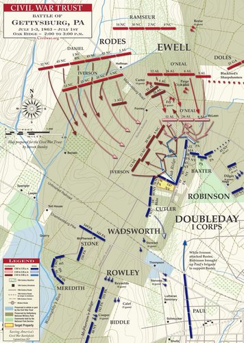 Battle of Gettysburg (Jul 1, 1863 – Jul 3, 1863)