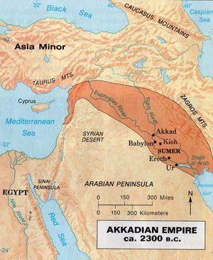 c. 2300 BCE: The first empire, the Akkadian Empire, is established. It ...