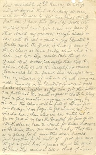 Part of a letter written by John Mcneill directed for his Wife Janet ...