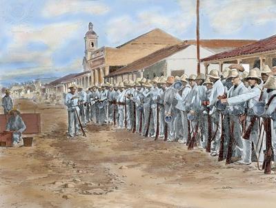 Cuban War of Independence (1895-1898) against Spain. . Photo ...