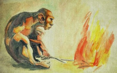 El hombre descubre el fuego, creando un punto de inflexión de lo que había sido su evolución. A ...
