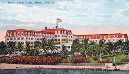 Flagler had opened another hotel Royal Palm in Miami.