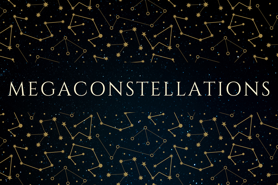 A "mega-constellation" of small satellites in low-earth orbit, or ...